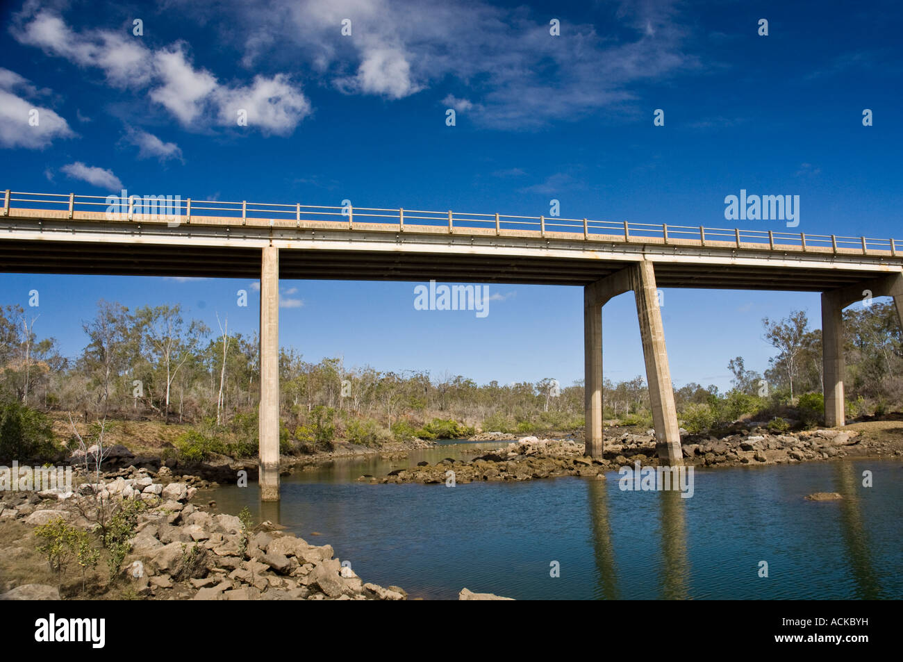 Bridge over the Calliope River Stock Photo - Alamy
