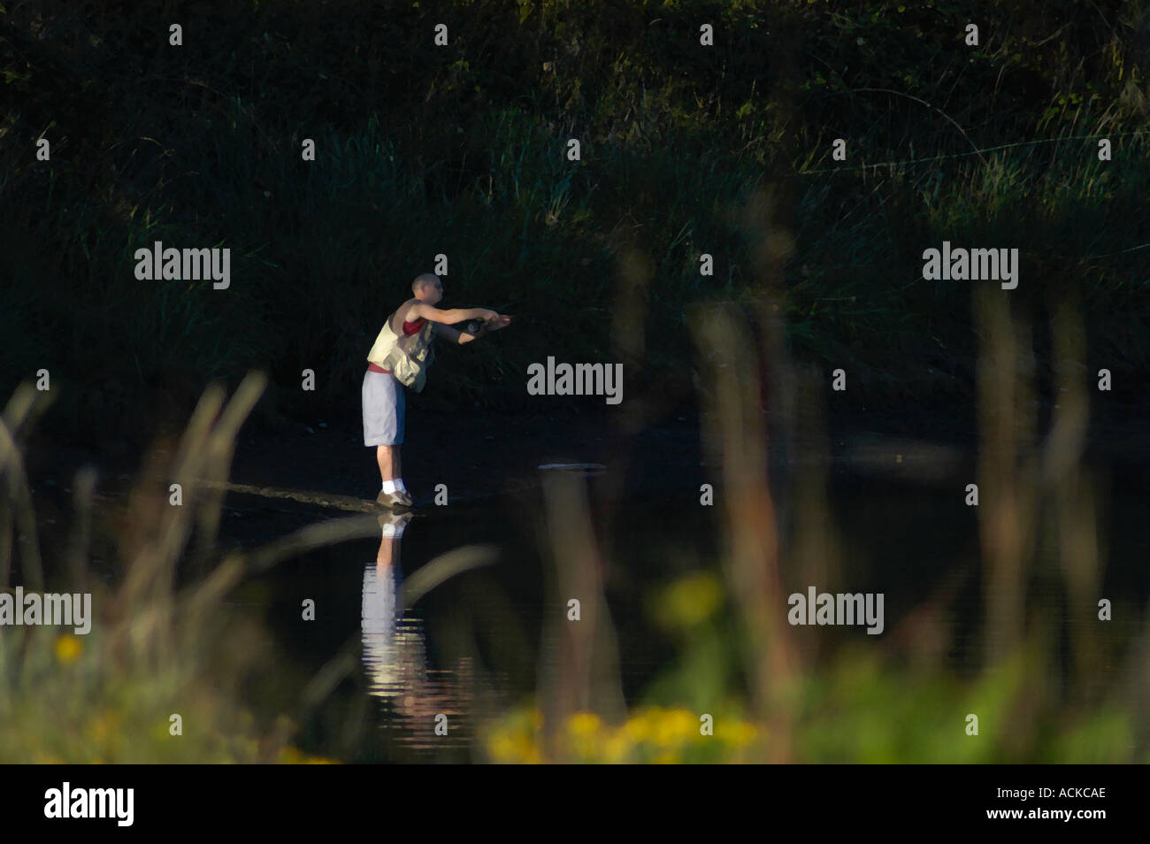 SUMMER FISHING Stock Photo - Alamy