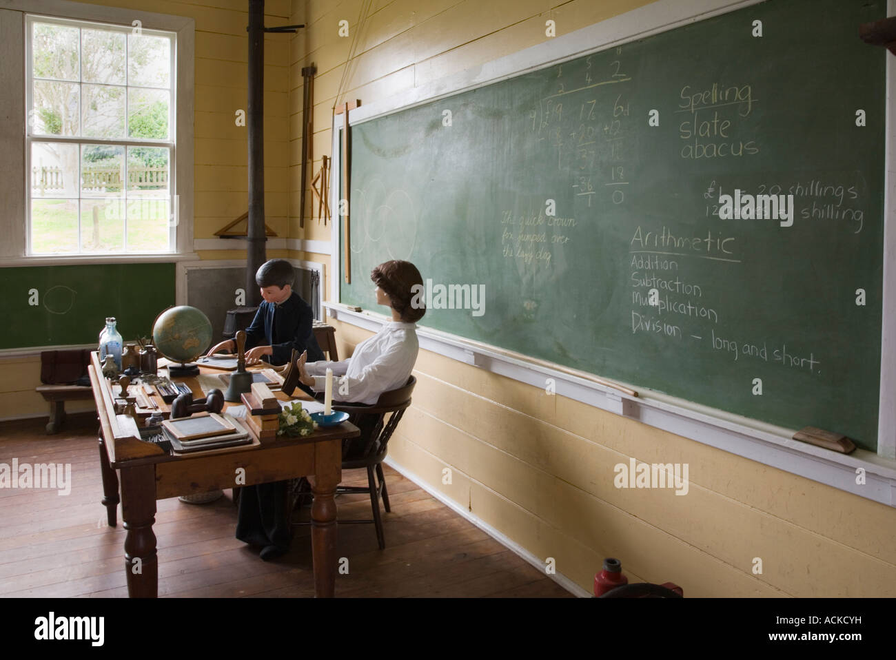 The Kauri Museum Pioneer School interior first original school building ...