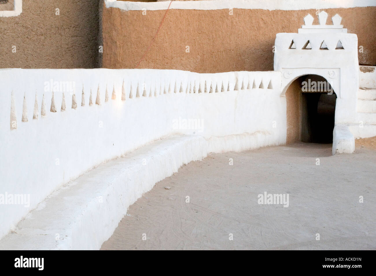 Ghadames, Libya. Gate, Wall, Triangular Decoration Stock Photo - Alamy