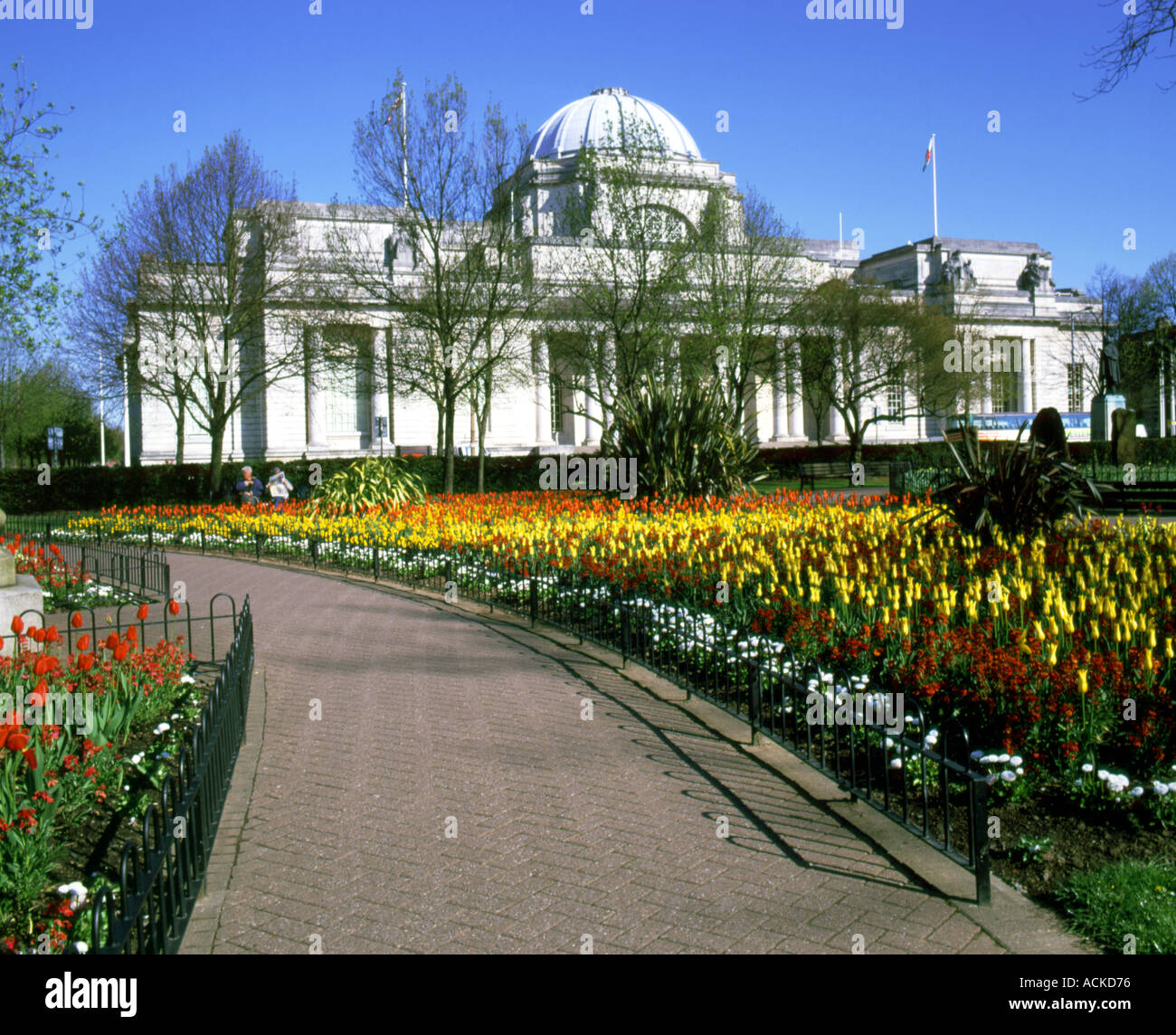 national museum of wales and gorsedd gardens cathays park cardiff south ...