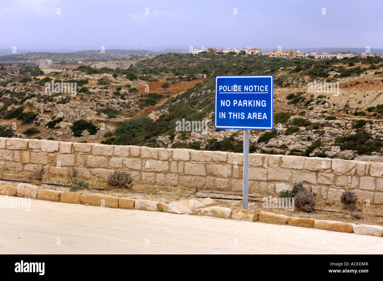 Cyprus road signs hi-res stock photography and images - Alamy