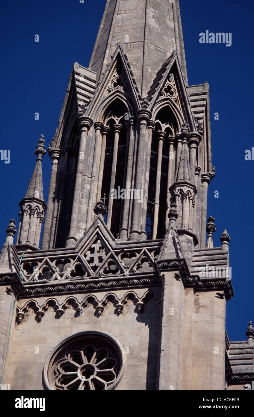 The spire of the Church of St Michael and St Pauls Bath Spa, Somerset ...