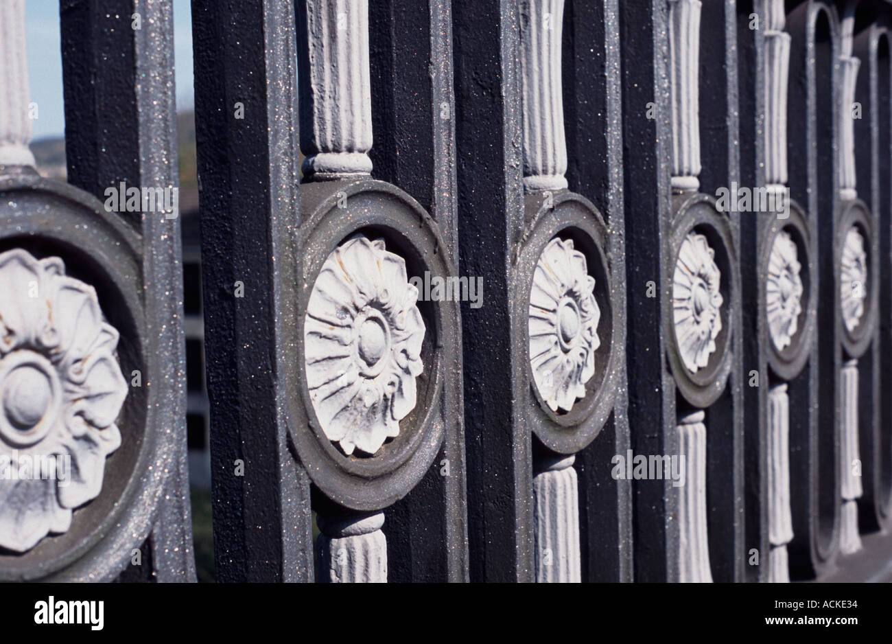 Railings on Cleveland bridge - a Georgian bridge in Greek Revival style ...