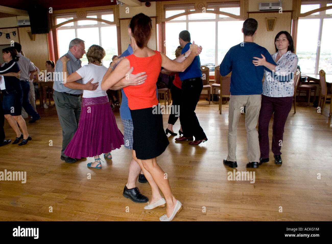 Irish set dancing a traditional form of dance Stock Photo - Alamy