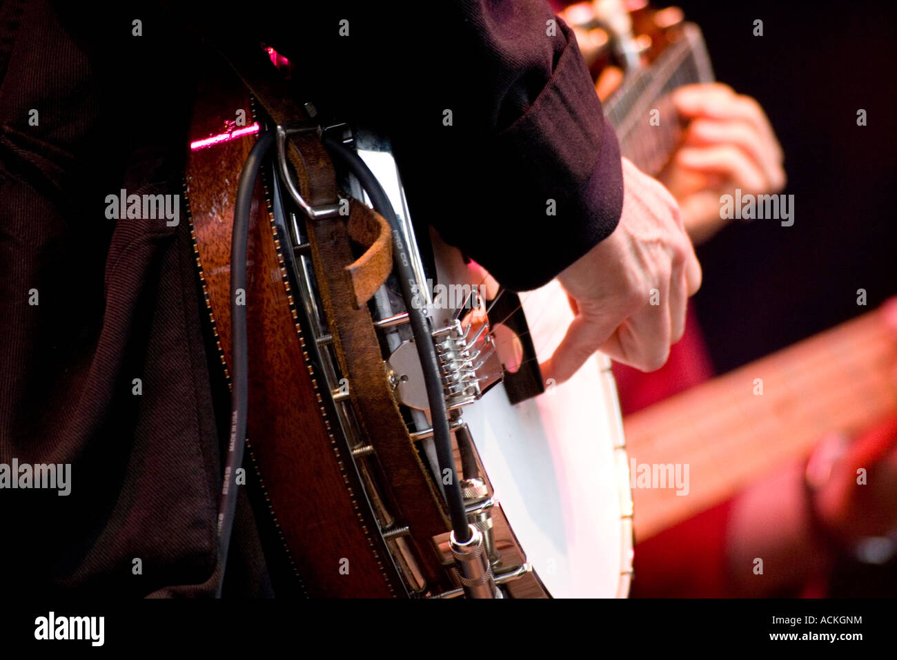 Alison Brown American folk musician and banjo player live on stage ...