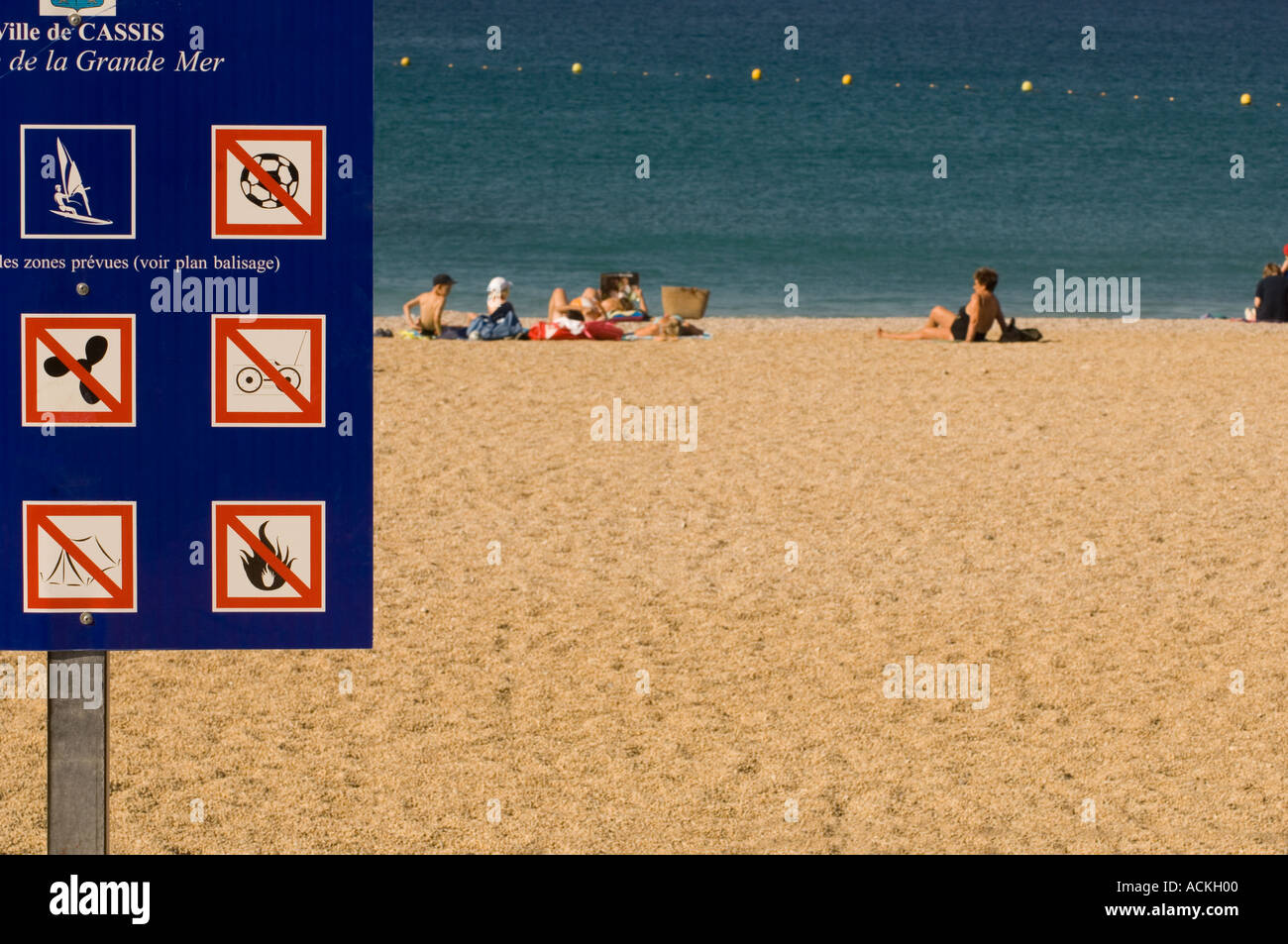 Beach in Cassis France Stock Photo - Alamy