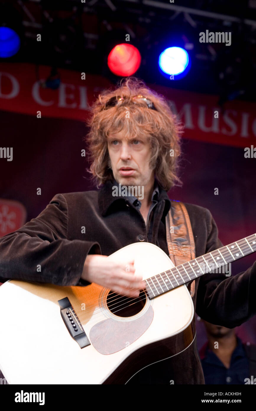 Mike Scott lead singer with Scottish band The Waterboys Stock Photo - Alamy