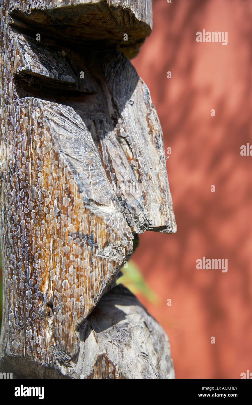 wood statue, Maria Reiche house, nasca, Peru Stock Photo - Alamy