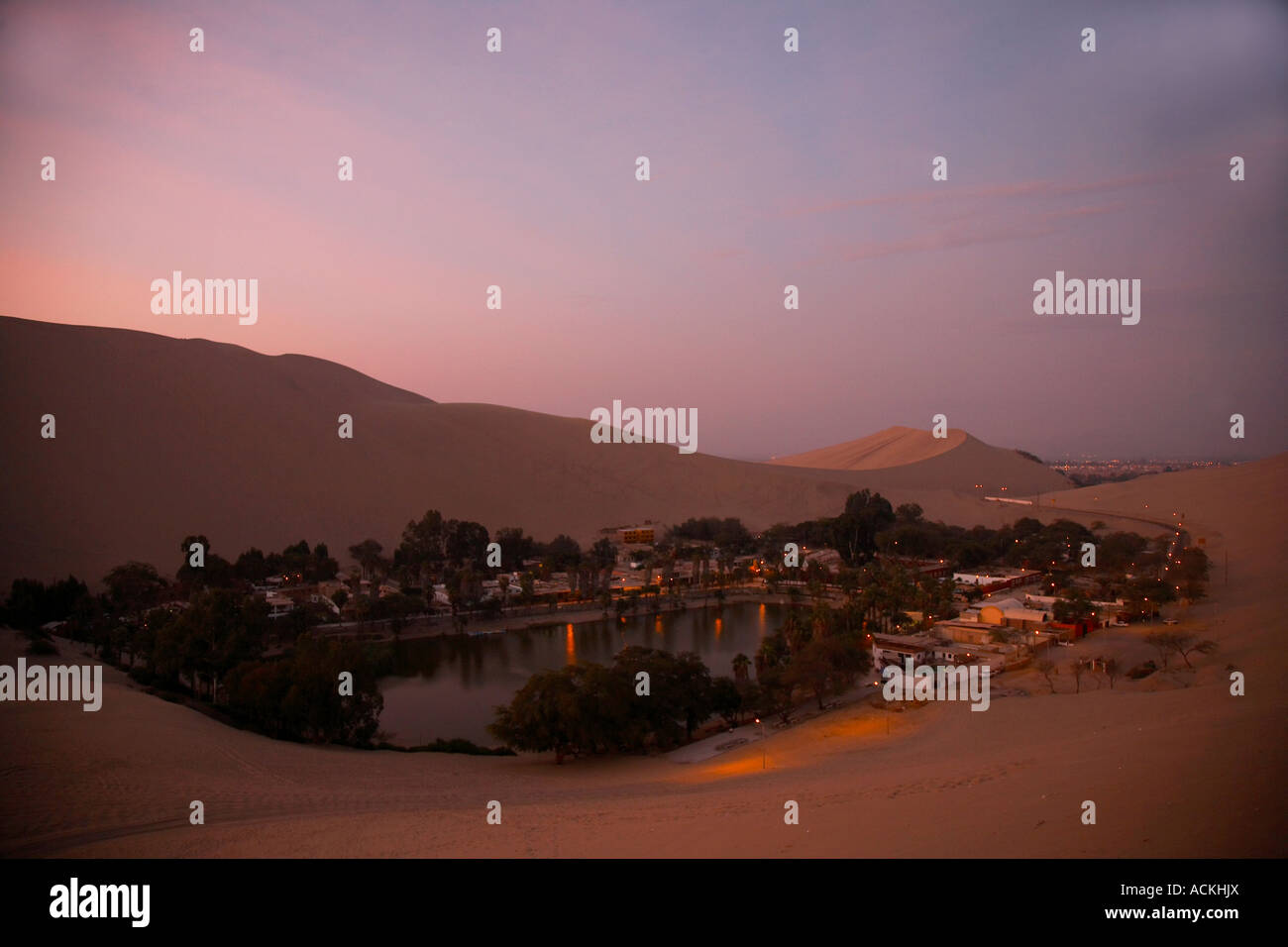 desert oasis, Ica, Peru Stock Photo - Alamy
