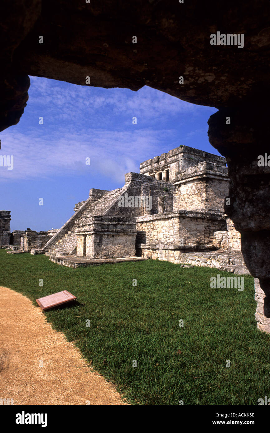 Beautiful Tulum Ruins in Riviera Maya Mexico Stock Photo - Alamy