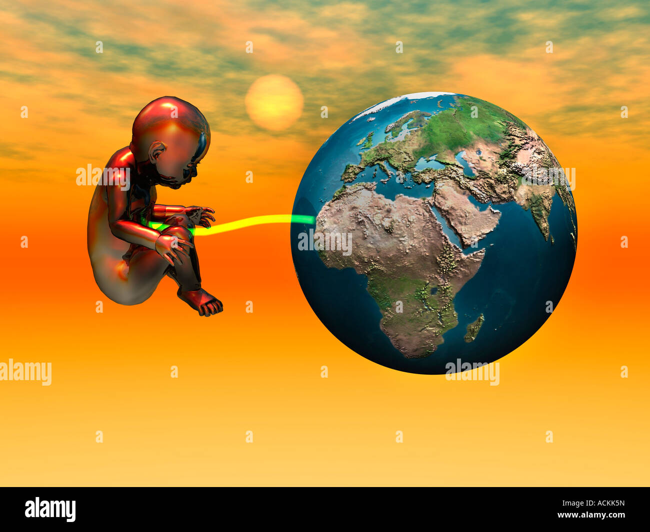 Mother Earth A 3D Conceptual Image Stock Photo - Alamy
