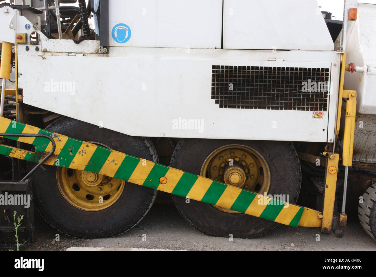 Road surfacing machine Stock Photo - Alamy