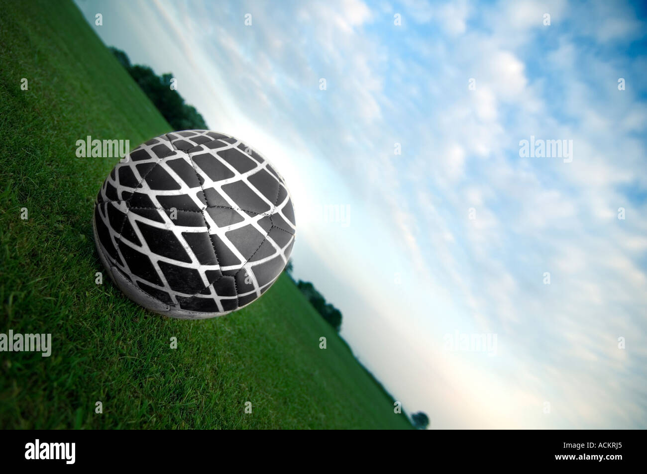 Football pitch goal low angle hi-res stock photography and images - Alamy