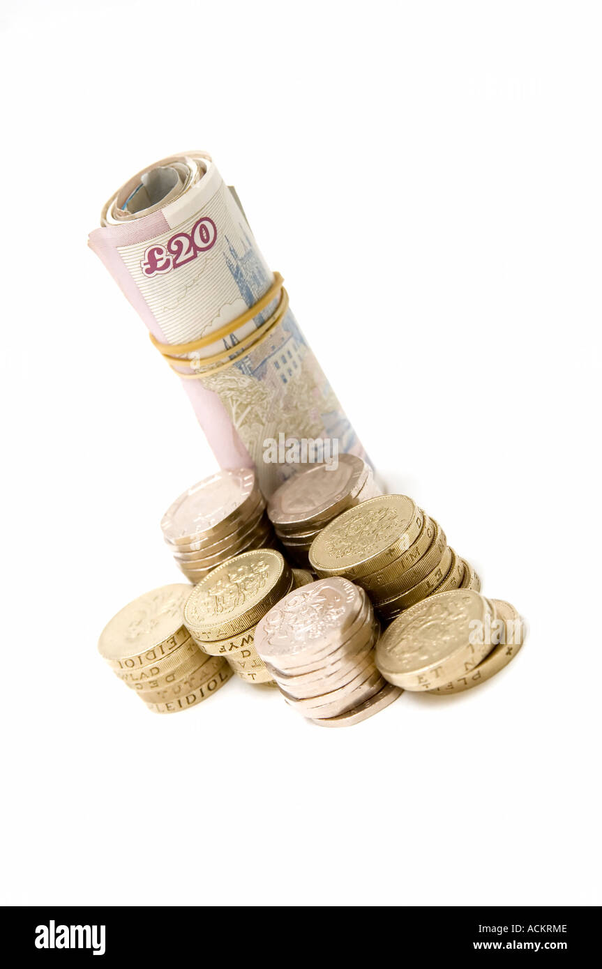 Stacks of cash Stock Photo - Alamy