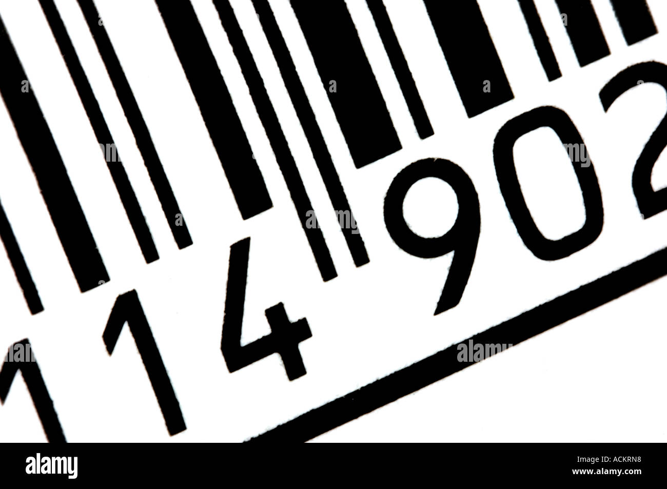 Close up of a barcode, possible big brother concept Stock Photo - Alamy