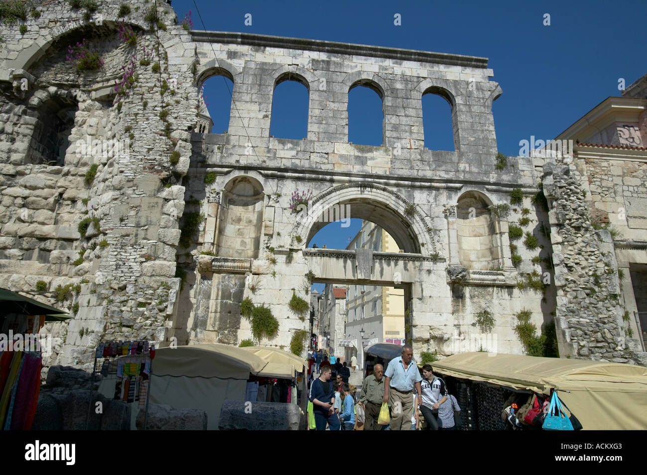 Diocletian's Palace, Split, Croatia Stock Photo - Alamy
