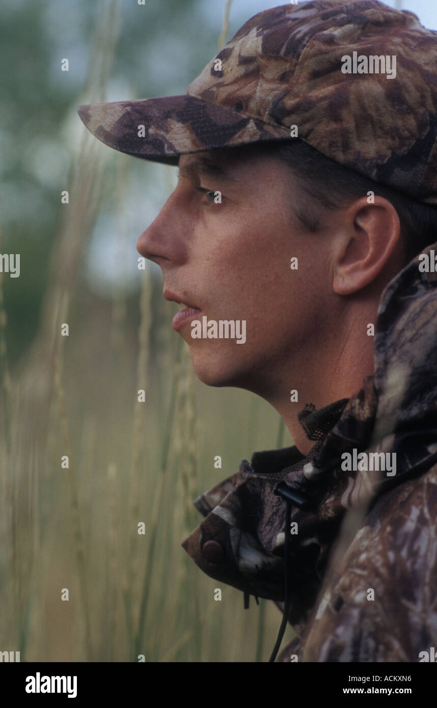 Wearing huntsman hi-res stock photography and images - Alamy
