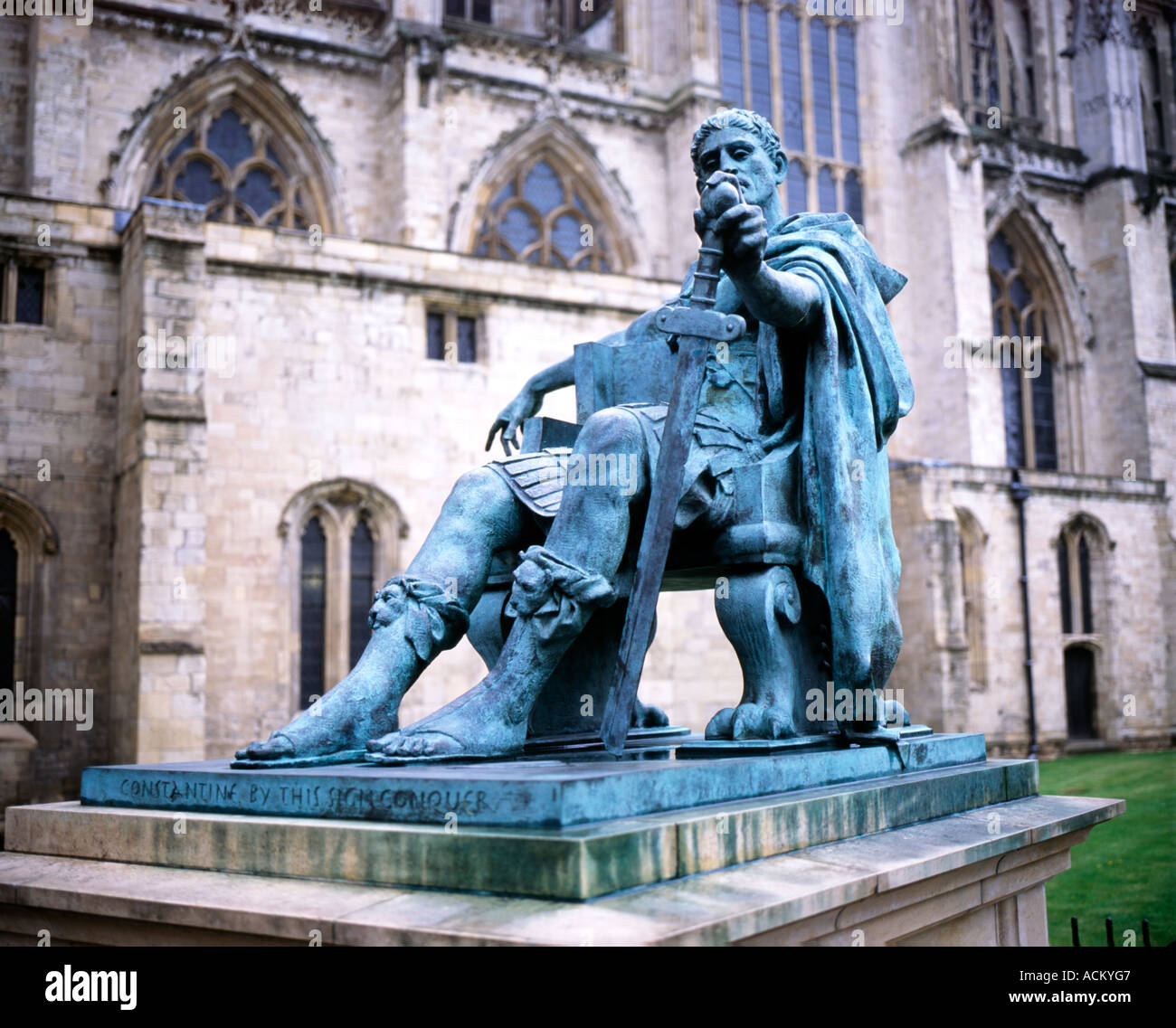 Statue of Constantine the Great York England Stock Photo - Alamy