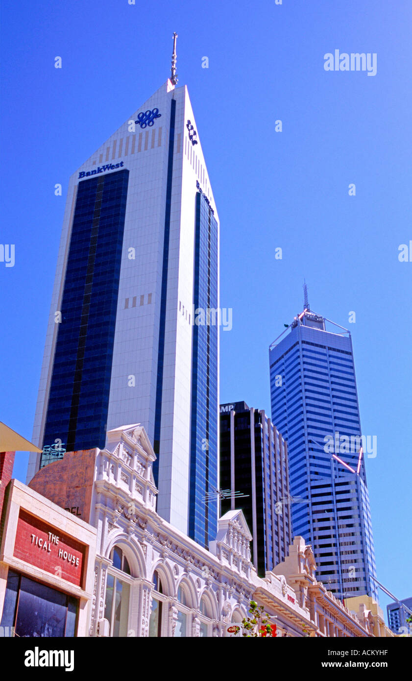 Perth skyline with color buildings hi-res stock photography and images ...
