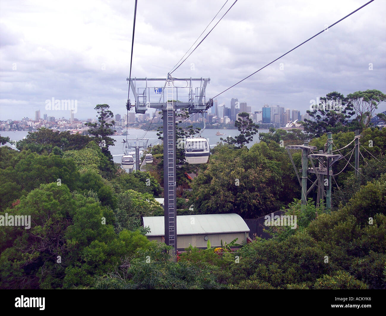 Skylift Sydney Taronga Zoo NSW State New South Wales Australia Stock ...