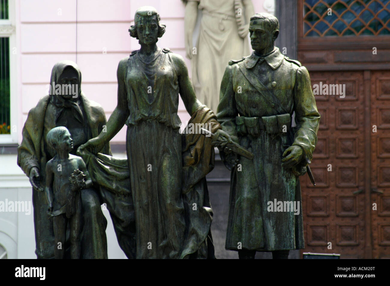 Statue war memorial in Martin town in Slovakia Stock Photo - Alamy