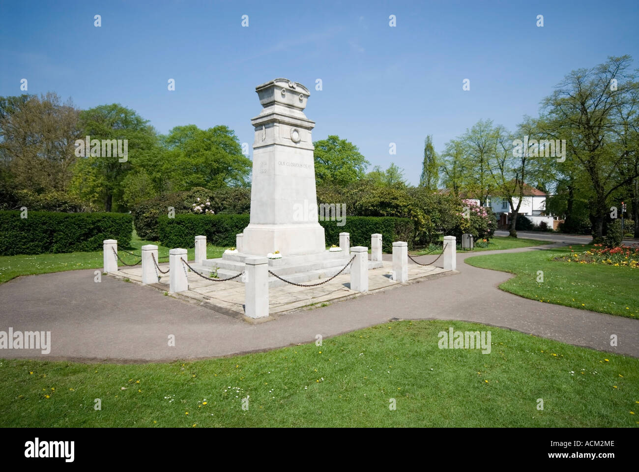 War memorial in Enfield North London Stock Photo - Alamy