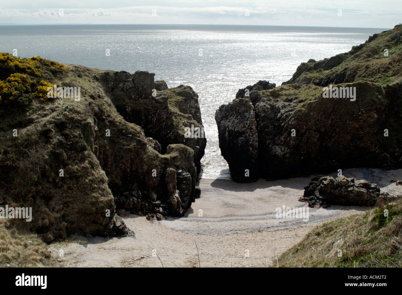 Small Sandy Cove Stock Photo - Alamy