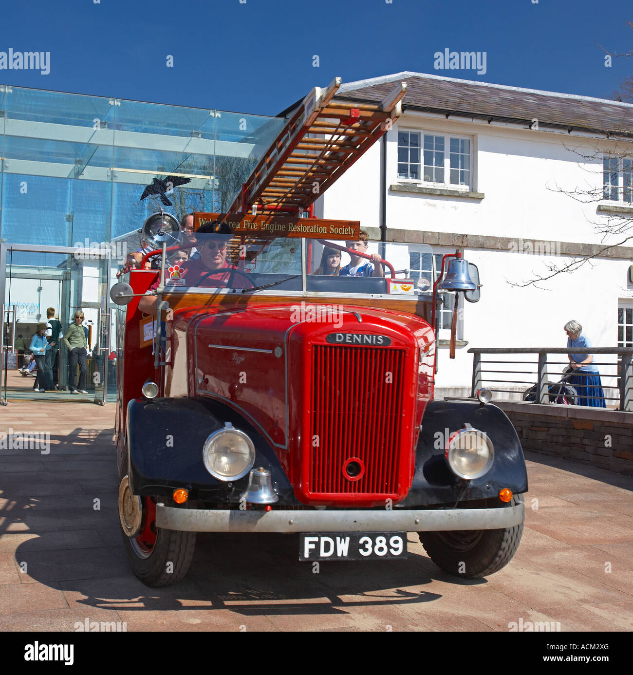 Welsh area fire engine restoration society hi-res stock photography and ...