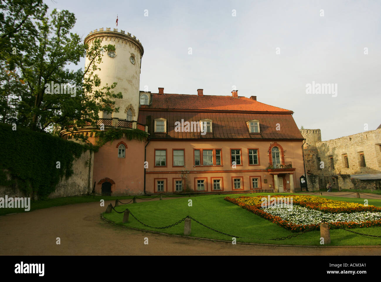 The Cesis castle Stock Photo - Alamy