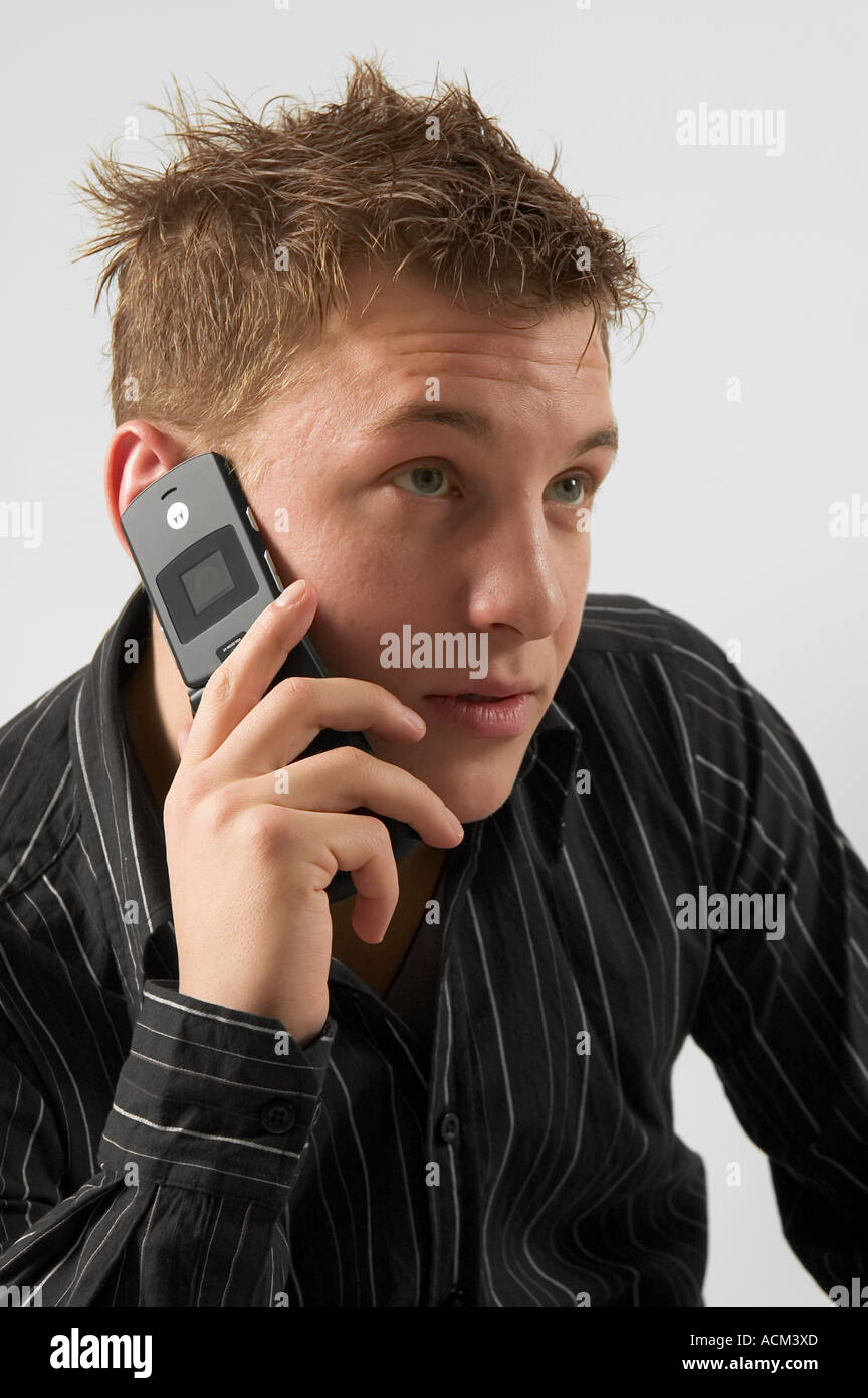 Speaking on the mobile phone hi-res stock photography and images - Alamy