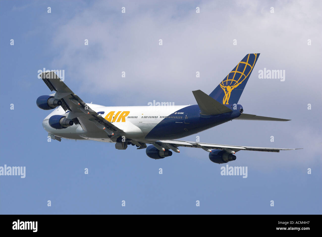 Atlas Boeing B747 200 jumbo jet Stock Photo - Alamy