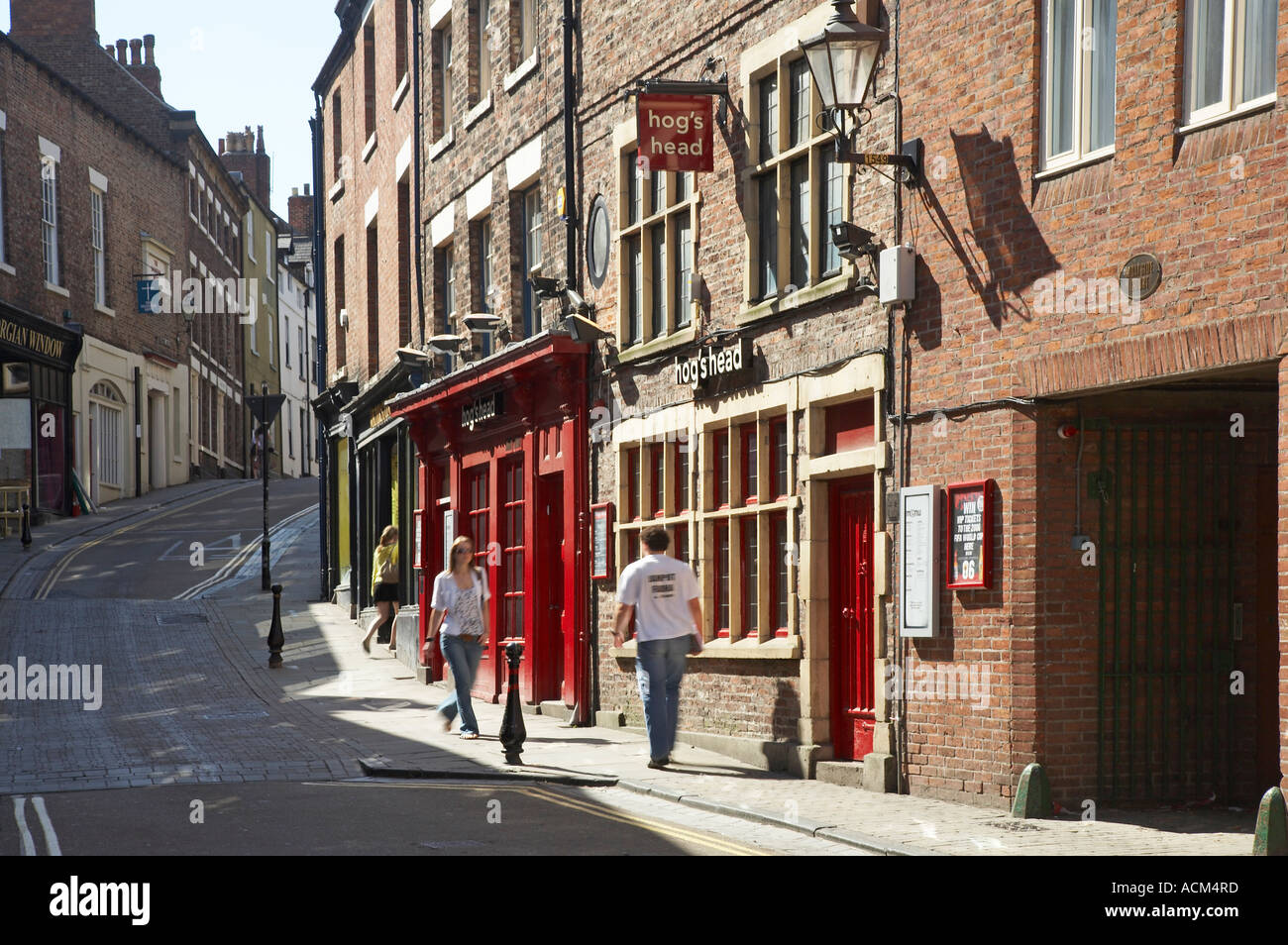 Saddler Street Durham City England Stock Photo - Alamy