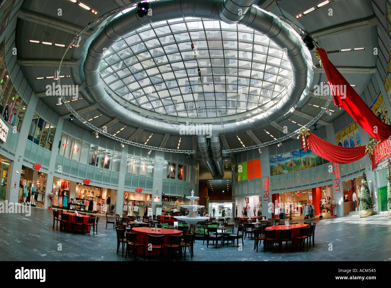 shopping center in the old gasometer in Vienna Austria Stock Photo - Alamy