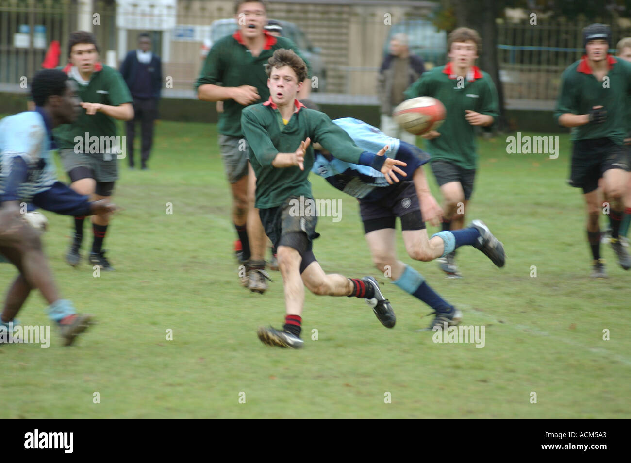 School rugby union Stock Photo - Alamy
