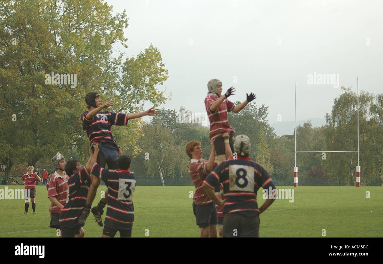 School rugby union Stock Photo - Alamy