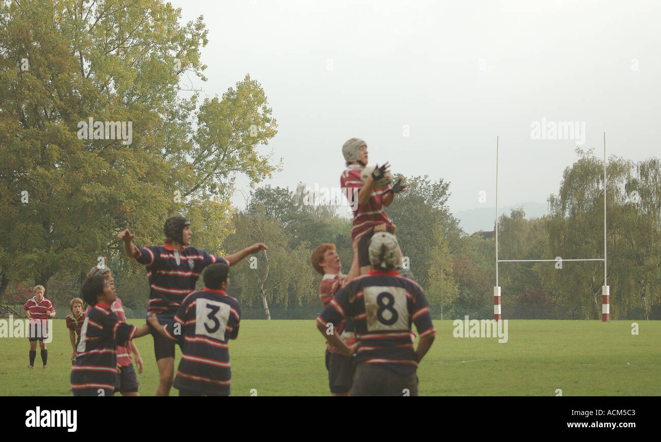 School rugby union Stock Photo - Alamy