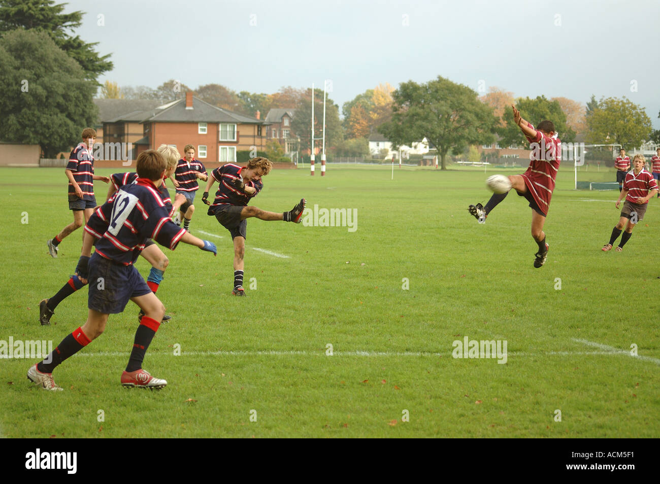 School rugby team hi-res stock photography and images - Alamy