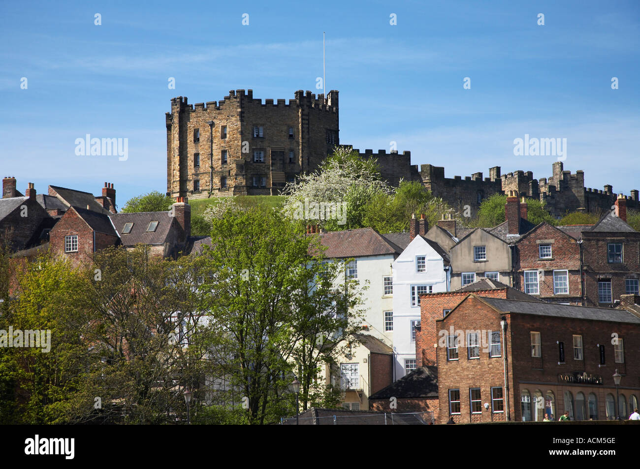 Durham Castle Durham City England Stock Photo - Alamy