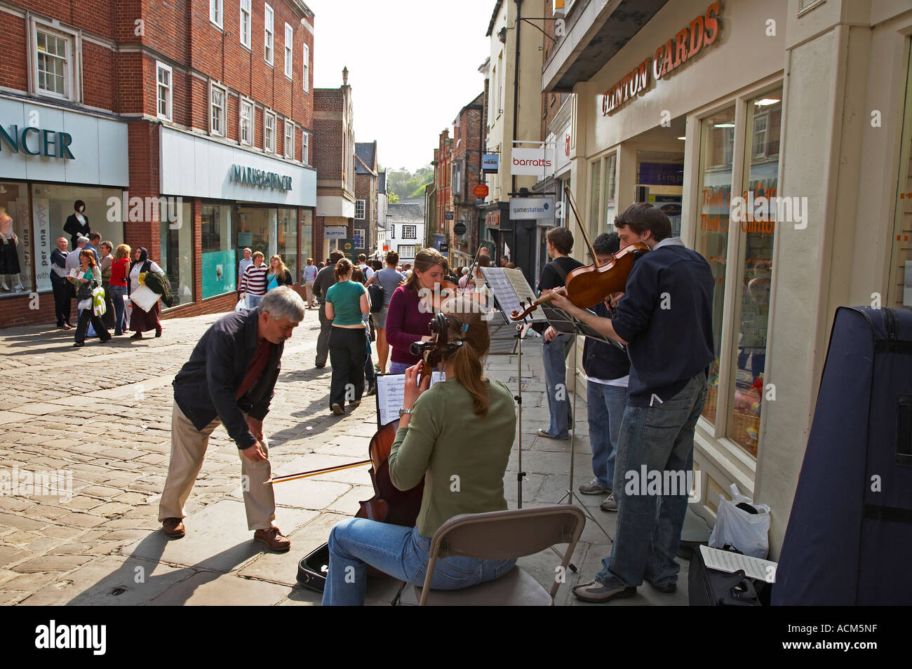 Silver street durham city england hi-res stock photography and images ...