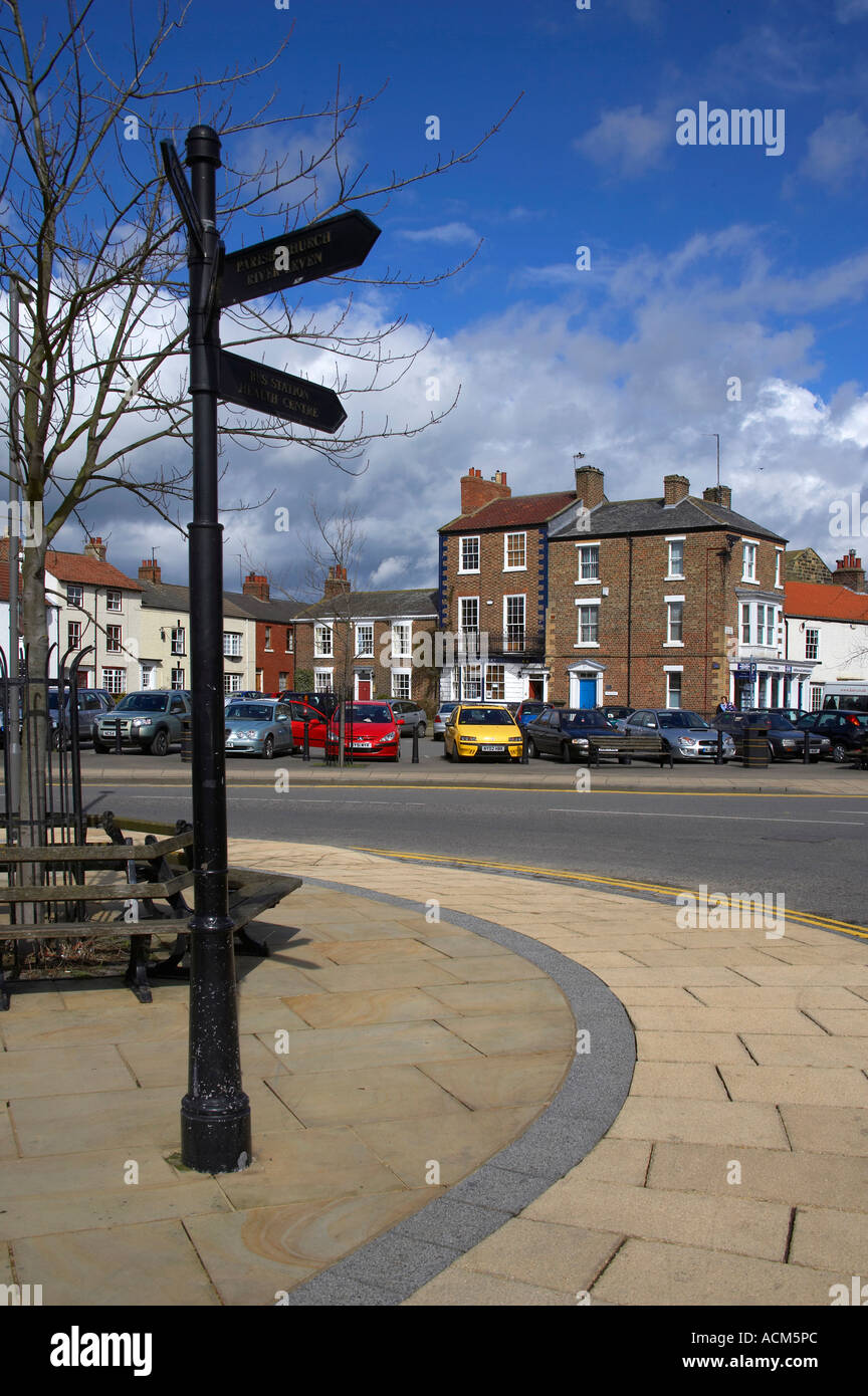 College Square Stokesley North Yorkshire England Stock Photo - Alamy