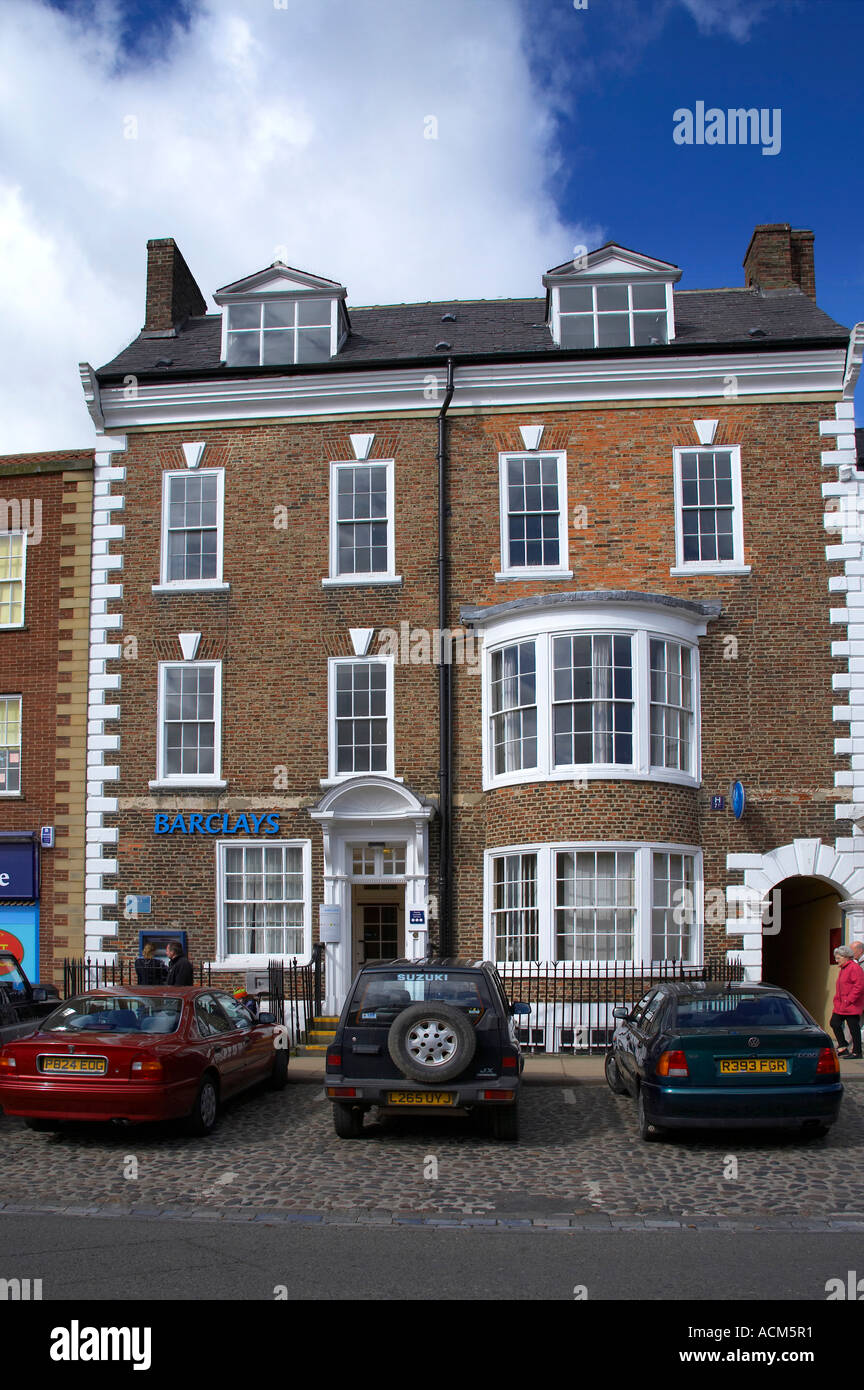 Georgian Houses High Street Stokesley North Yorkshire England Stock ...