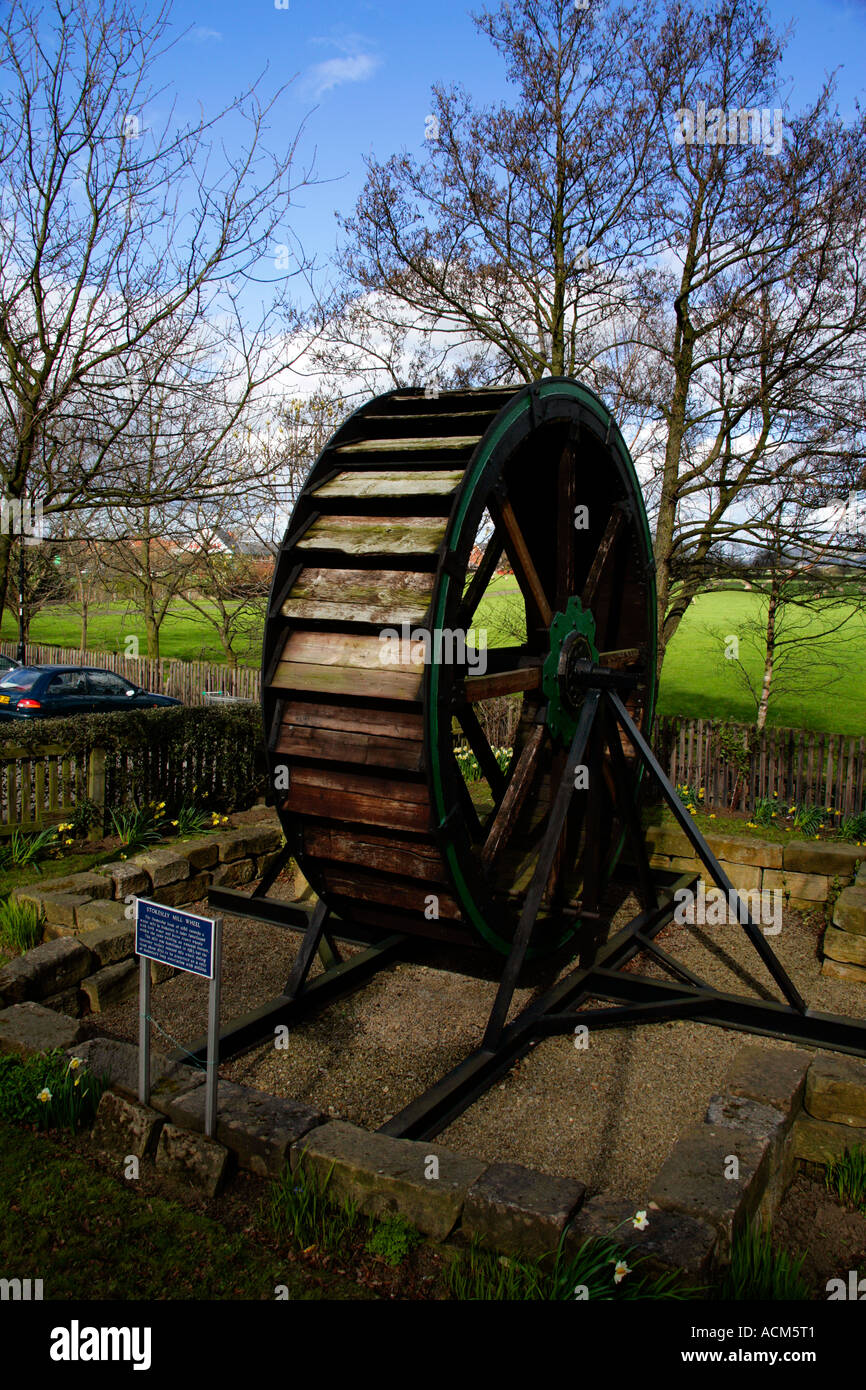 The Old Watermill Wheel Stokesley North Yorkshire England Stock Photo ...