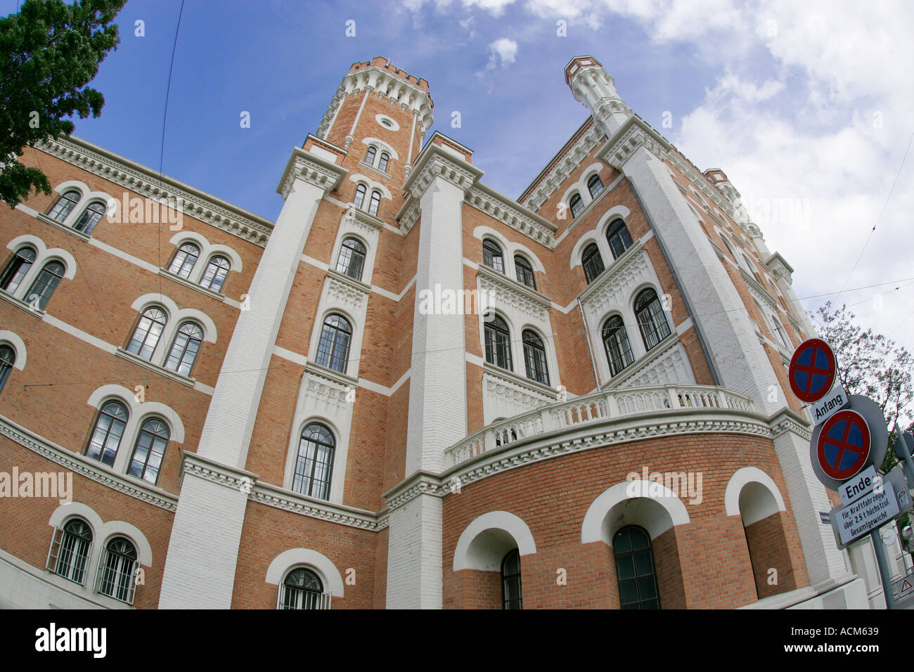 the building Arsenal houses the war museum of Vienna Austria Stock ...