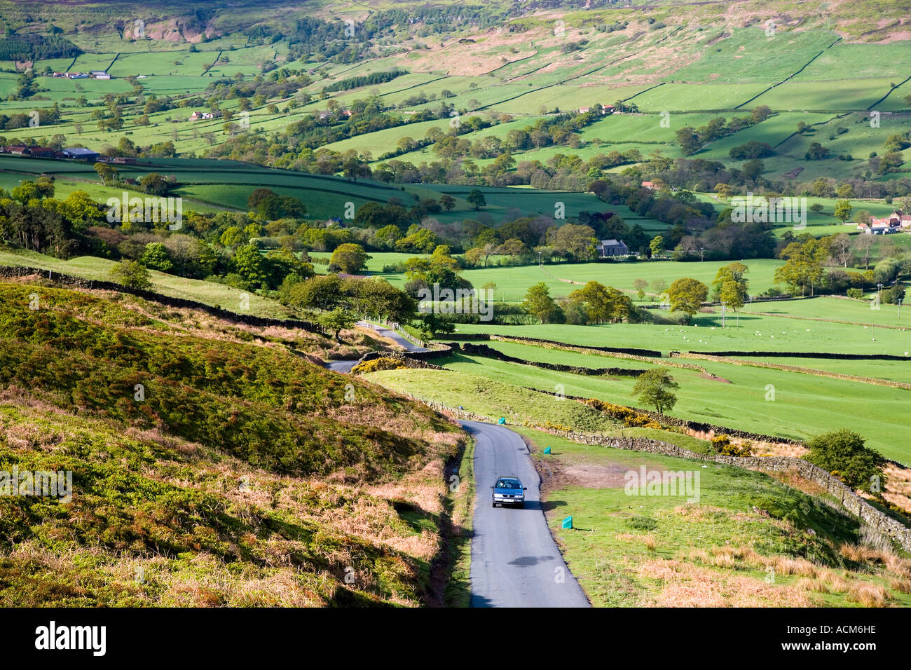 Farndale north yorkshire moors road hi-res stock photography and images ...