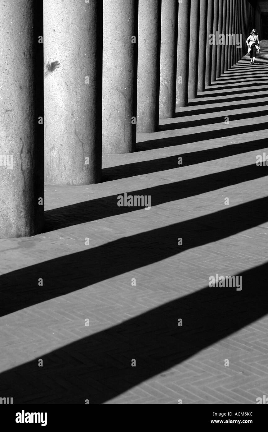 Human columns Black and White Stock Photos & Images - Alamy