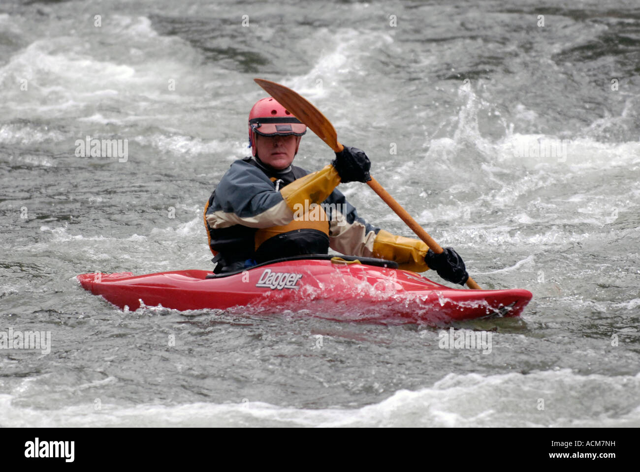 White water rafting on the Younghiogheny River in the Ohiopyle State ...