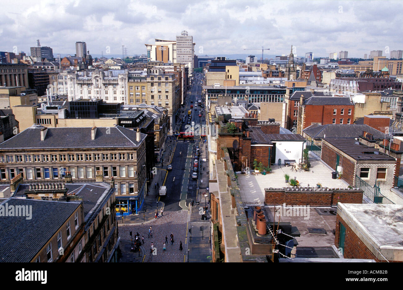 Rooftop view of glasgow hi-res stock photography and images - Alamy
