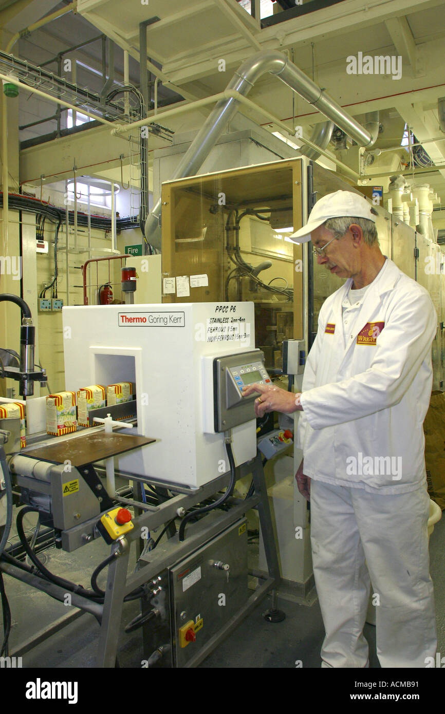 Packing line in flour mill Stock Photo - Alamy
