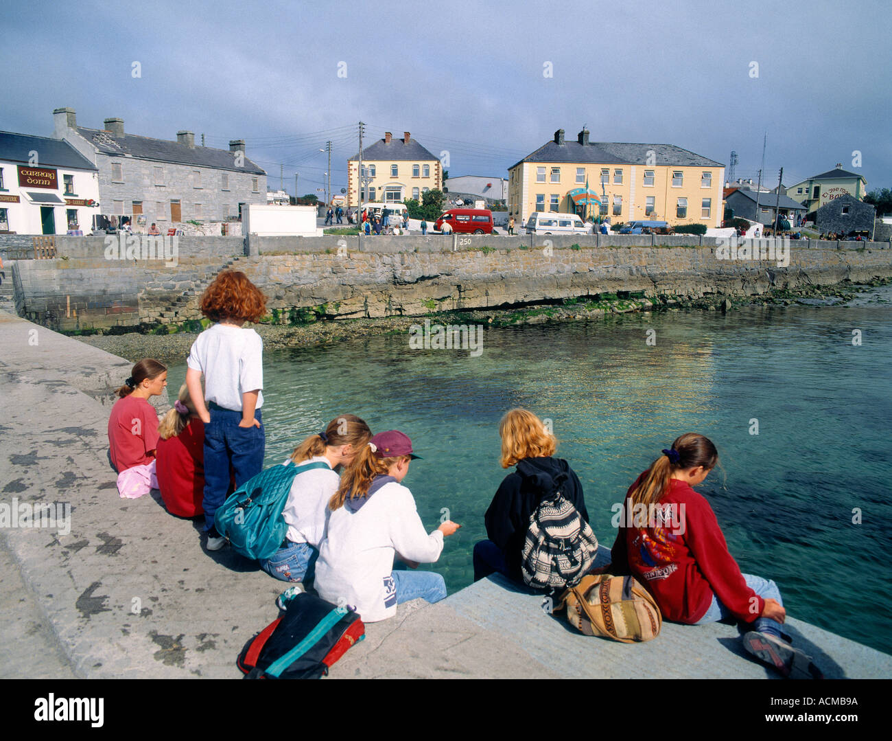 Kilronan on Inishmore Aran Islands County Clare Republic of Ireland ...